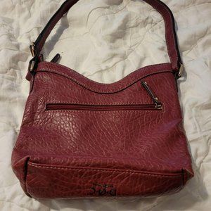 boc | Bags | Boc Red Leather Shoulder Bag | Poshmark